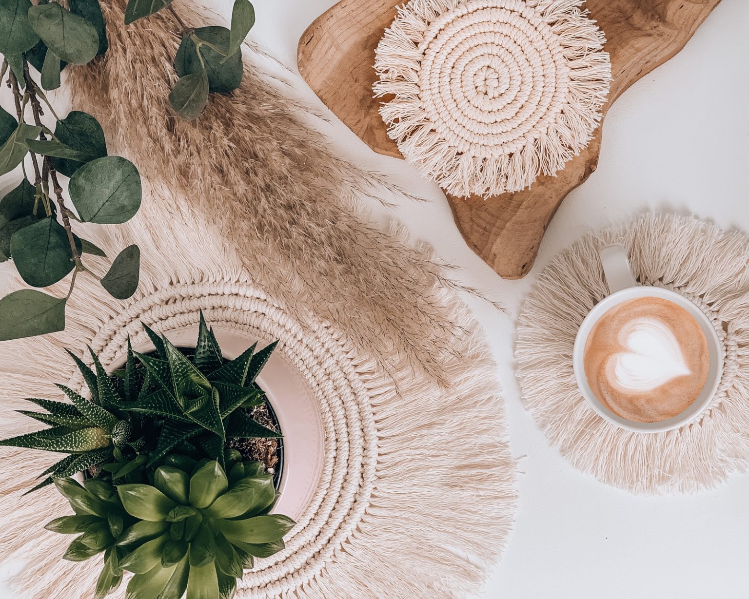 DIY: Makramee Untersetzer selber machen - Fashionladyloves